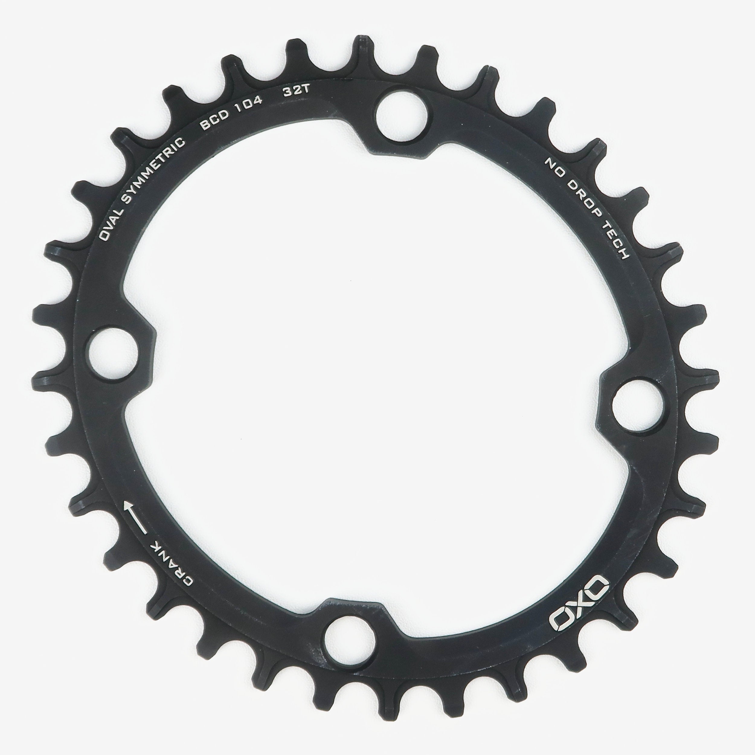 OXO BCD-104 Symmetric Oval Chainring – Strummer Bikes & Components