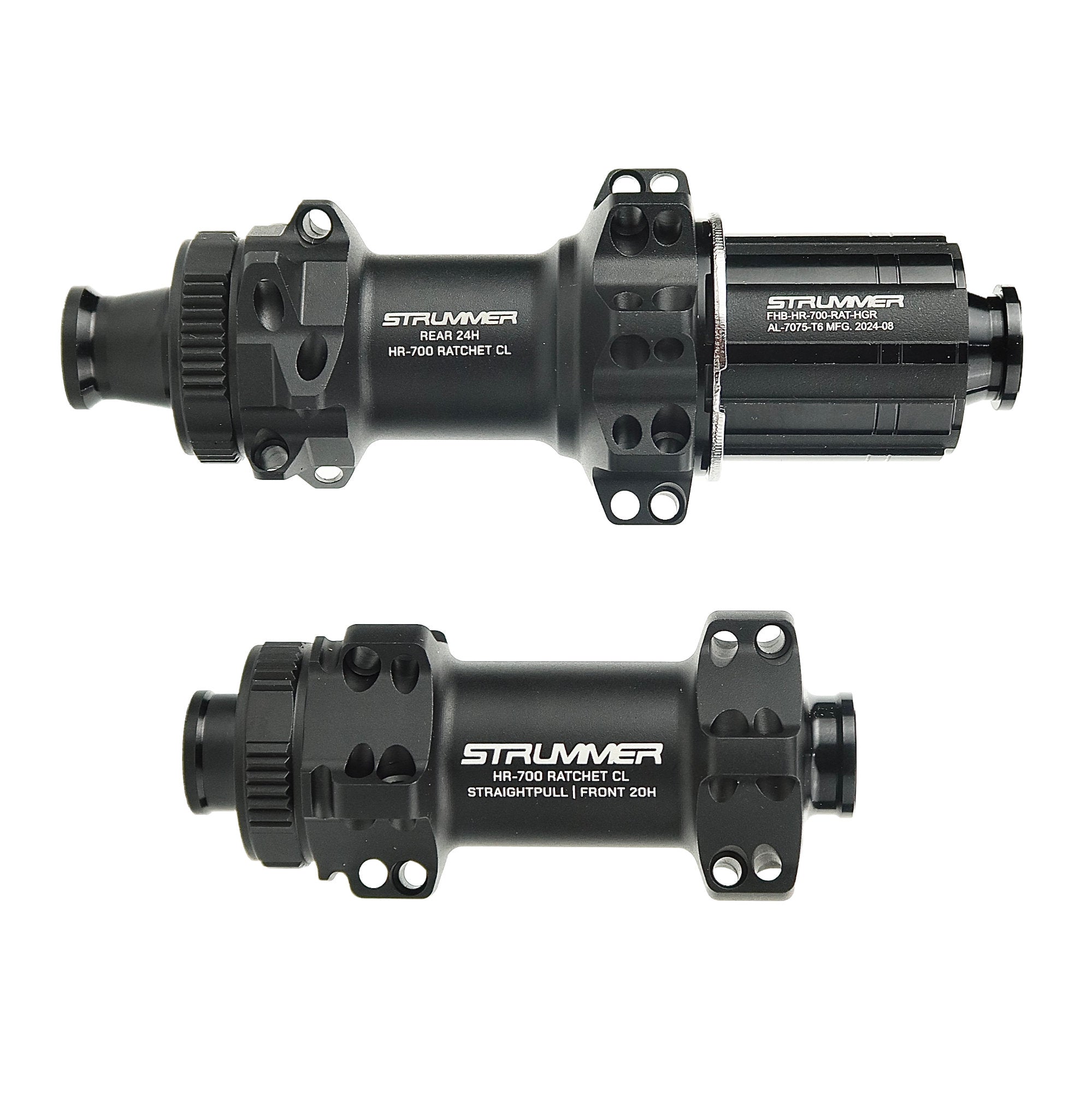 Strummer HR-700 Ratchet Centerlock Hub Set (Carbon Spoke Compatible ...